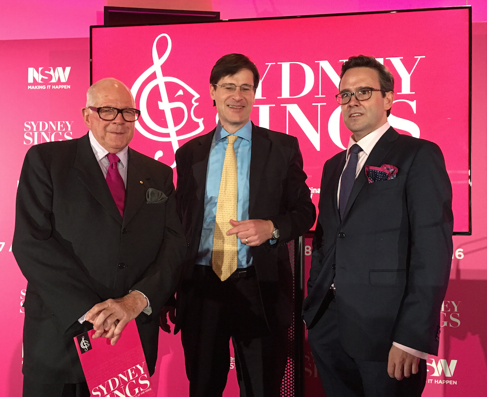 Leo Schofield launches Sydney Sings