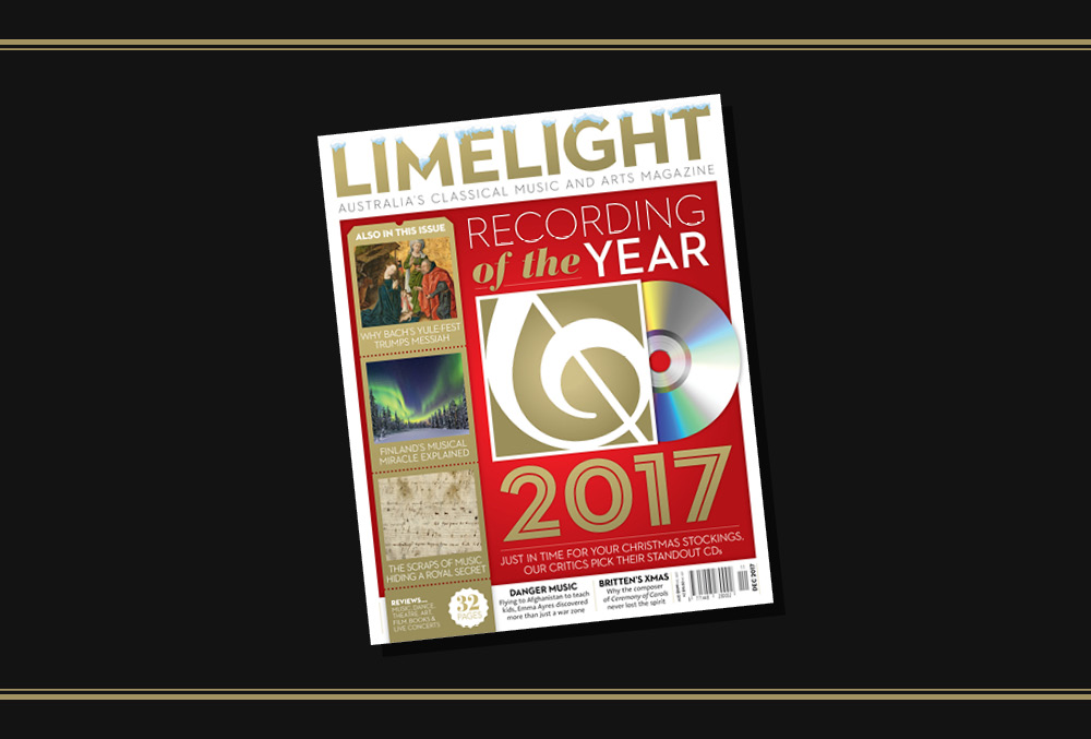 Read the December 2017 issue of Limelight Magazine online