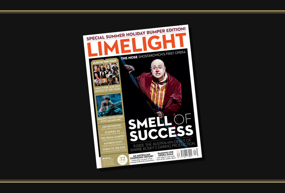 Read the January/February 2018 issue of Limelight Magazine online