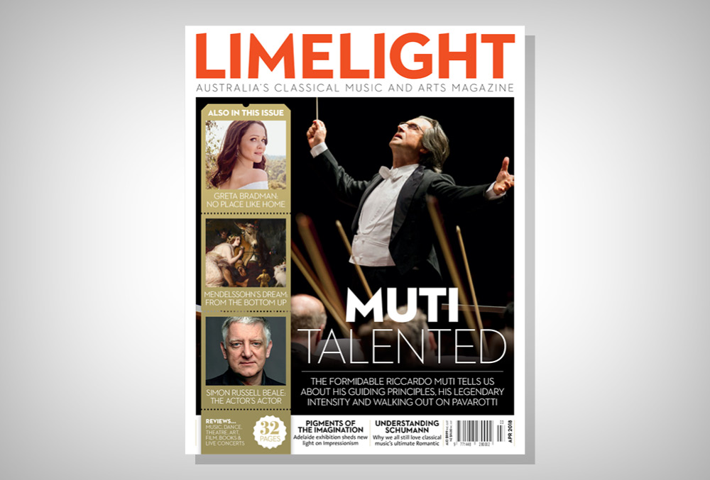 The April 2018 issue of Limelight Magazine is on sale