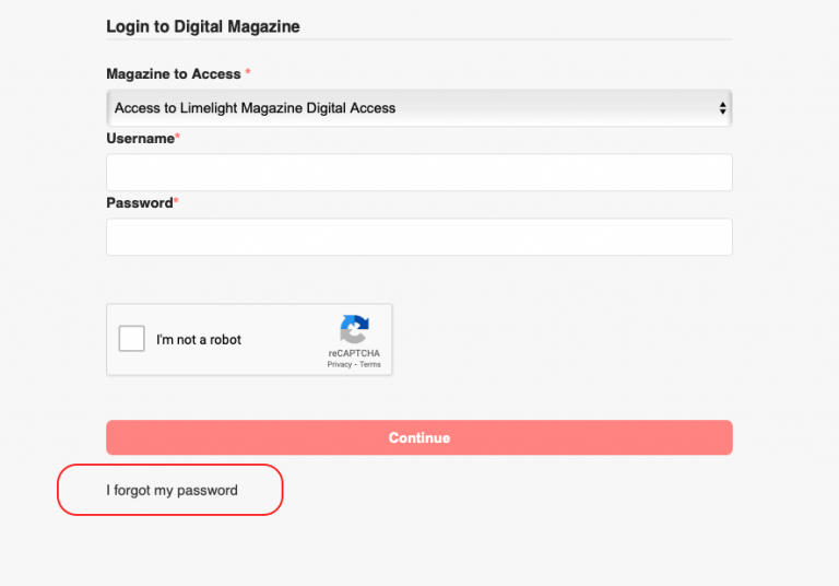 How to log in to your account - Limelight