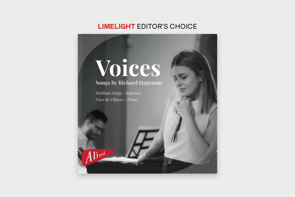 Voices: Songs by Richard Hageman (Siobhán Stagg, Nico de Villiers)