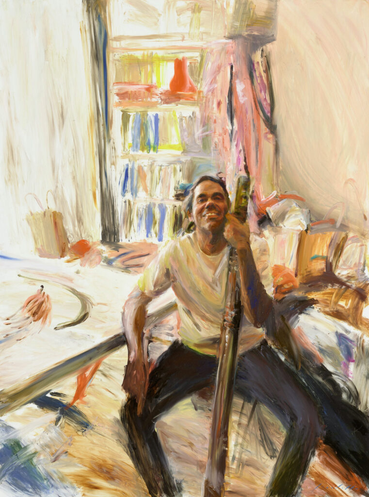 Portrait of William Barton voted Archibald Prize People’s Choice